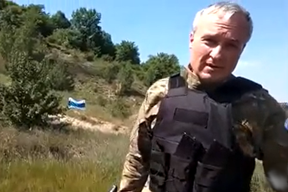 Igor Volobuev participe à des exercices militaires côté ukrainien | Pragma Media